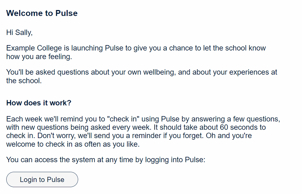 What emails does Pulse send to participants? – Pulse Help Centre
