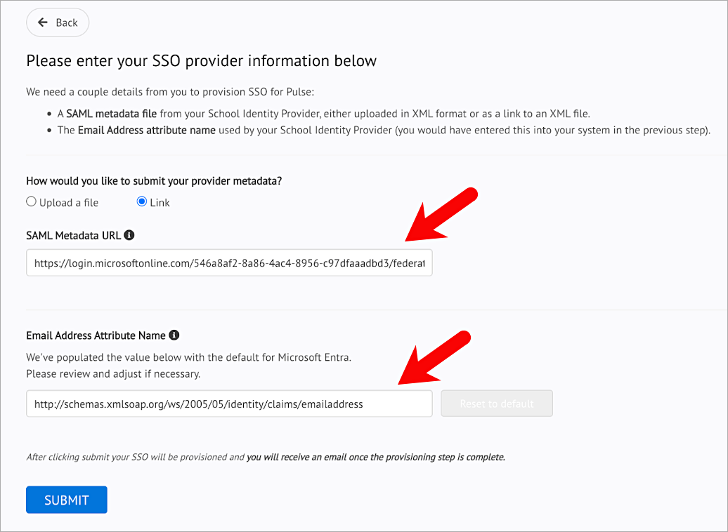 Setting up SSO in Pulse – Pulse by Linewize Help Center